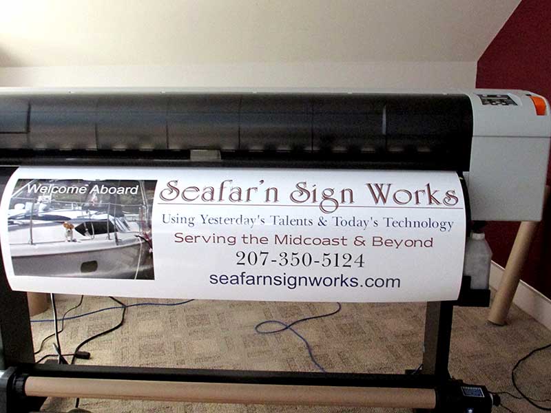 Sign Maker - SeaFarn Sign Works - Woolwich, Maine